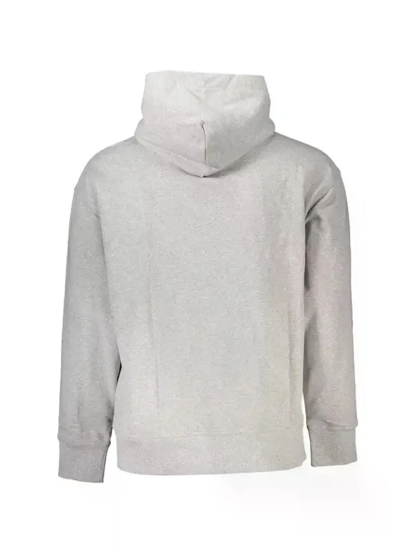 Tommy Hilfiger Signature Logo-embroidered Hoodie - Grey