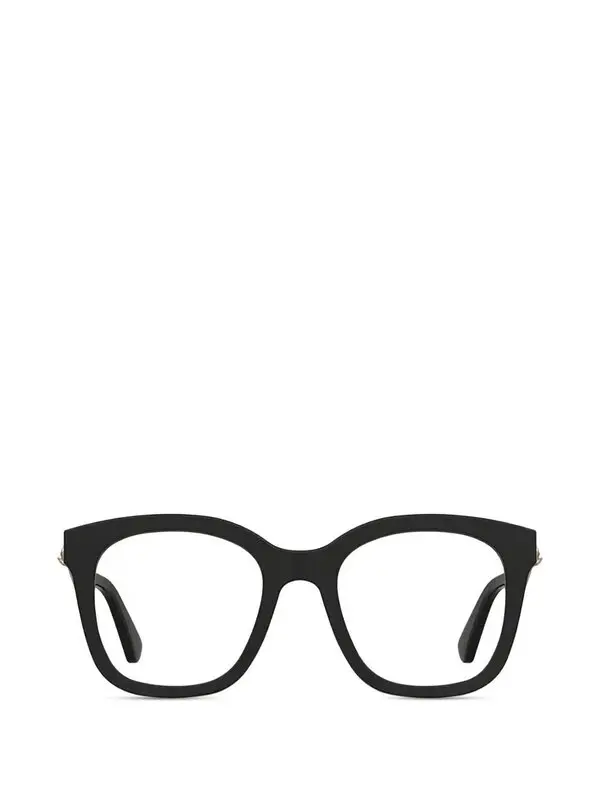 Moschino Logo-detail Glasses - Black