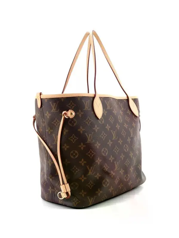 LOUIS VUITTON Neverfull Bandouliere Mm Tote Bag - Brown
