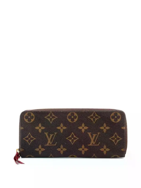 LOUIS VUITTON Clemence Wallet Monogram Canvas Small Wallets - Brown
