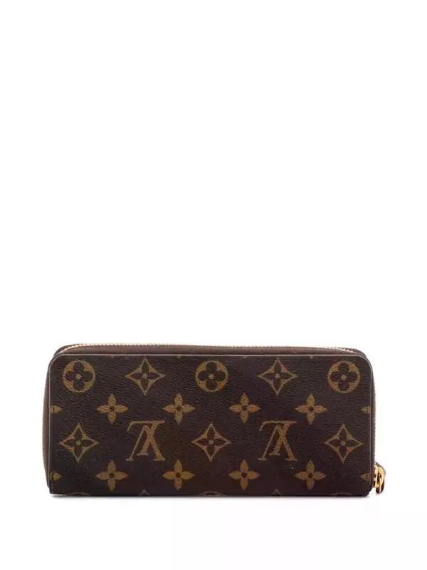 LOUIS VUITTON Clemence Wallet Monogram Canvas Small Wallets - Brown