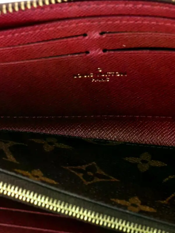 LOUIS VUITTON Clemence Wallet Monogram Canvas Small Wallets - Brown
