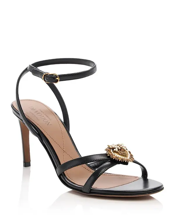 Dolce & Gabbana Devotion Strappy Sandals - Black