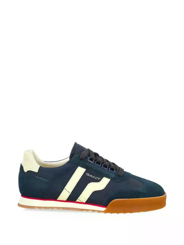 Gant Baylle Striped Lace-up Sneakers - Blue