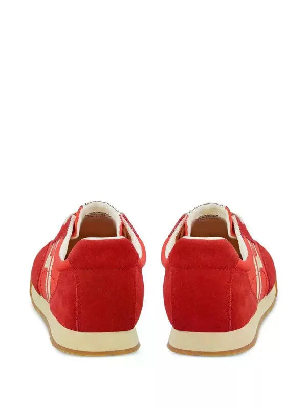 Gant Beylana Suede Striped Sneakers - Red
