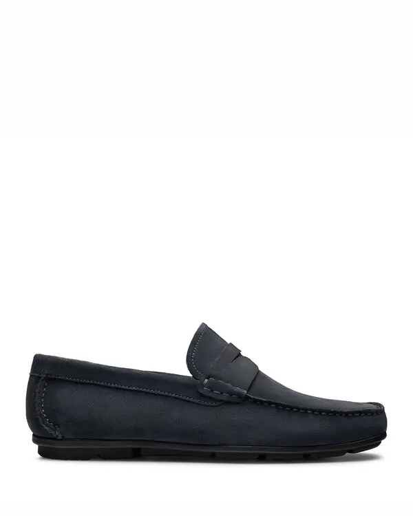 Magnanni Monterey Penny Driver Loafer - Navy