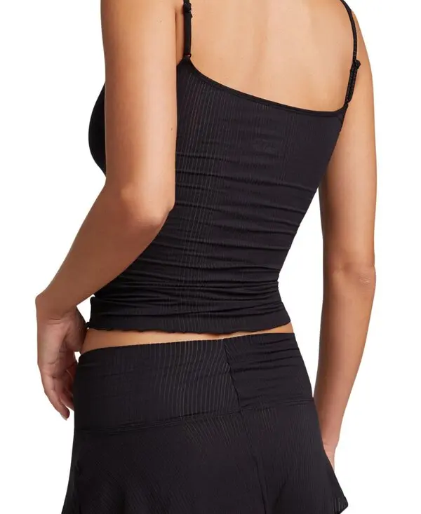 NEGATIVE Whipped Cami Ribbed Micro Modal Camisole - Black