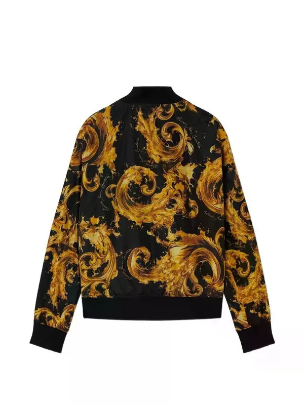Versace Reversible Baroque-print Bomber Jacket