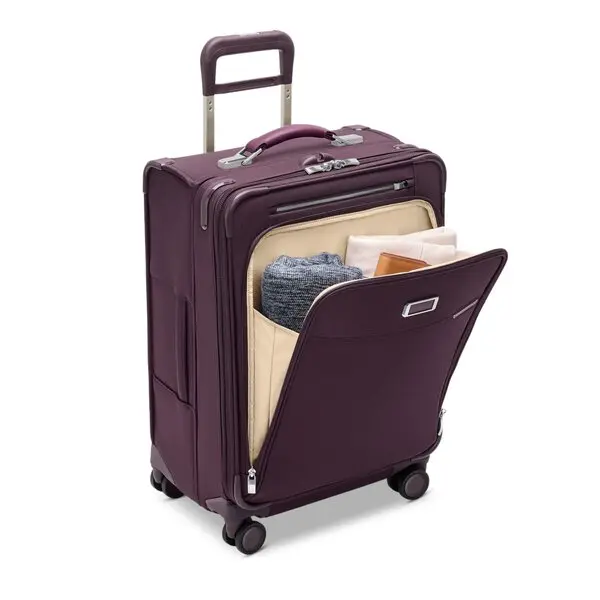 Briggs & Riley Compact 24" Expandable Spinner Suitcase - Plum