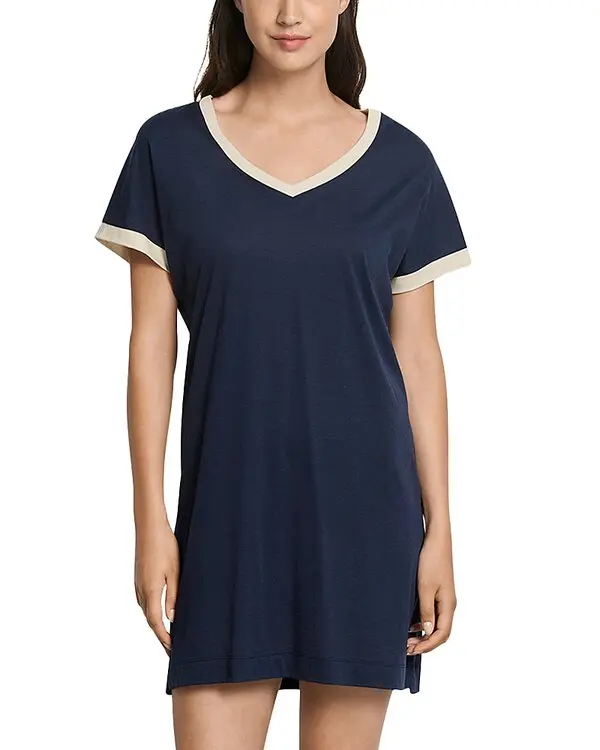 Hanro Laura Bigshirt - Deep Navy