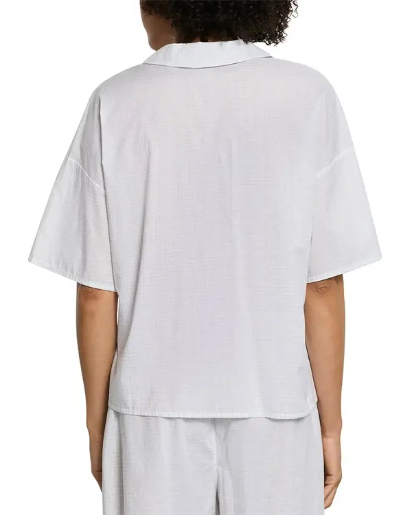 Hanro Sleep & Lounge Woven Button Front Shirt