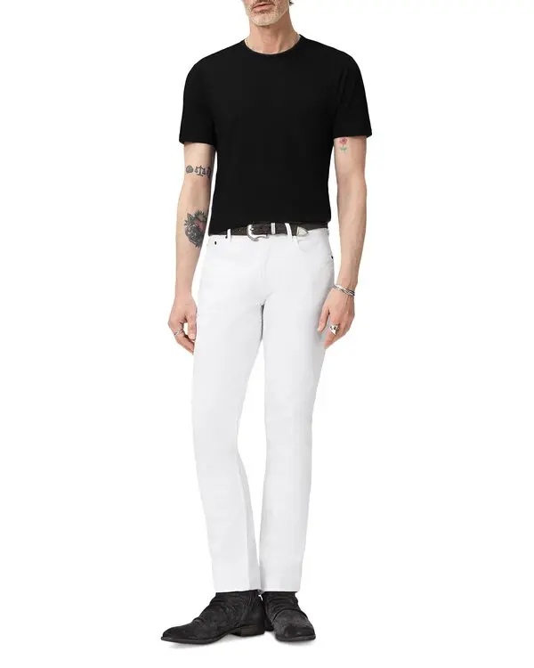 John Varvatos Bale Short Sleeve Burnout Tee - Black