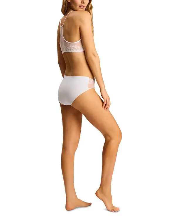 Commando Double Take Lace Racerback Bralette - White