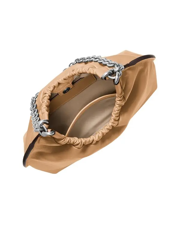 Michael Kors Indie Medium Cinched Shoulder Bag - Peanut