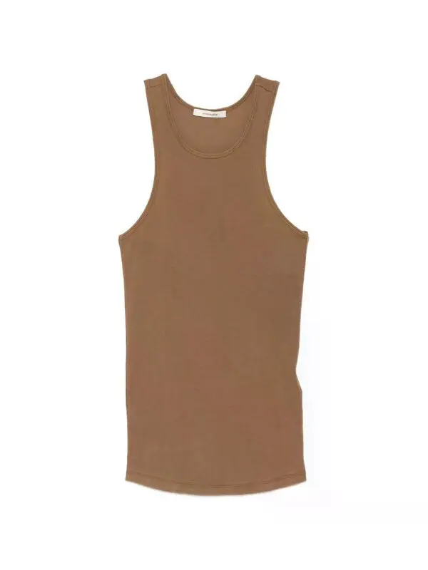 ENTIRE STUDIOS Crew-neck Tank Top - Brown