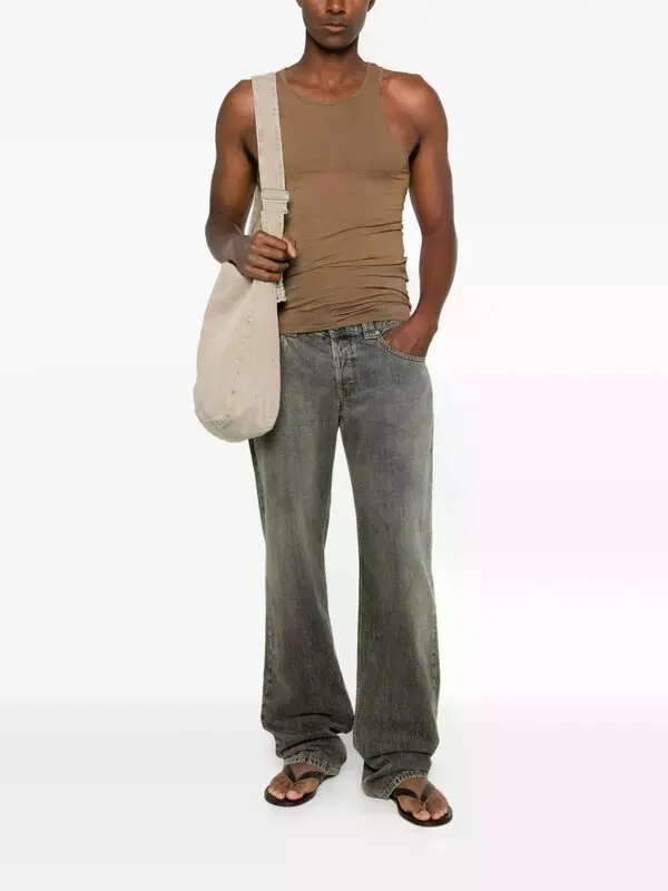 ENTIRE STUDIOS Crew-neck Tank Top - Brown