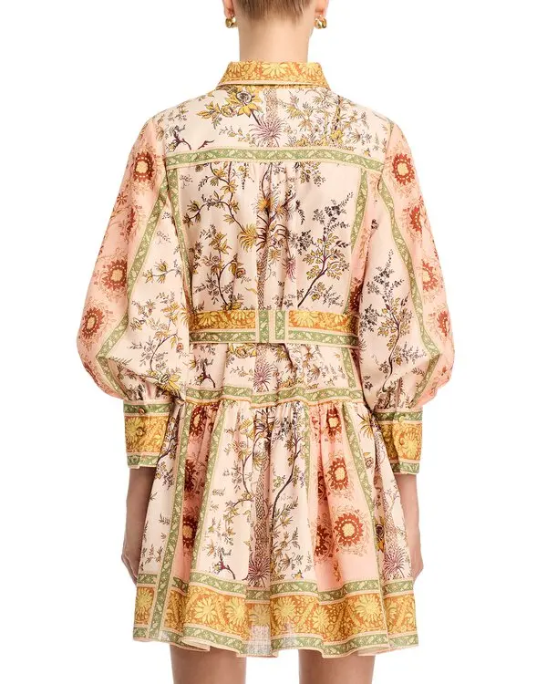 Kobi Halperin Bailey Mini Shirtdress - Honey Multi