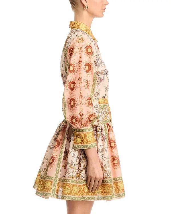 Kobi Halperin Bailey Mini Shirtdress - Honey Multi