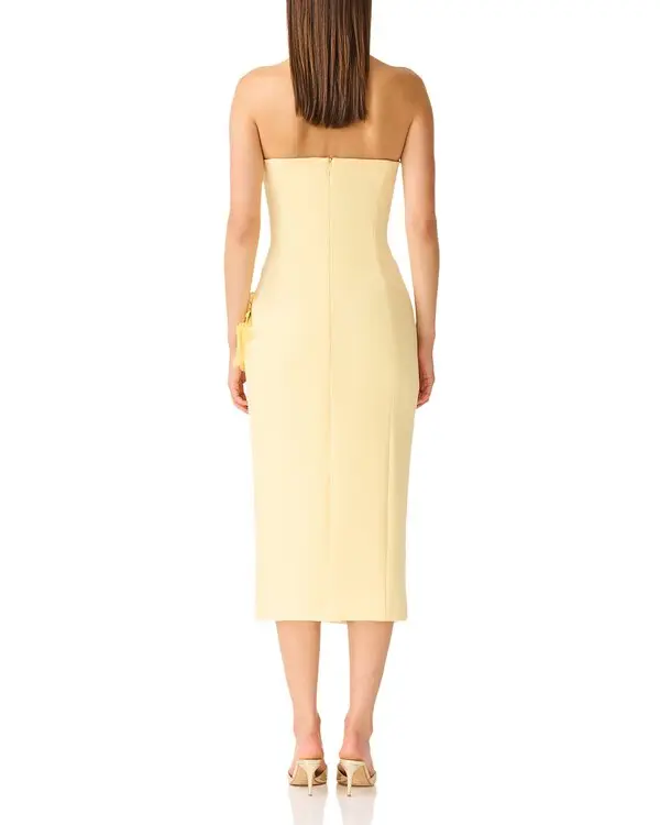 ELLIATT Ilana Floral Applique Midi Dress