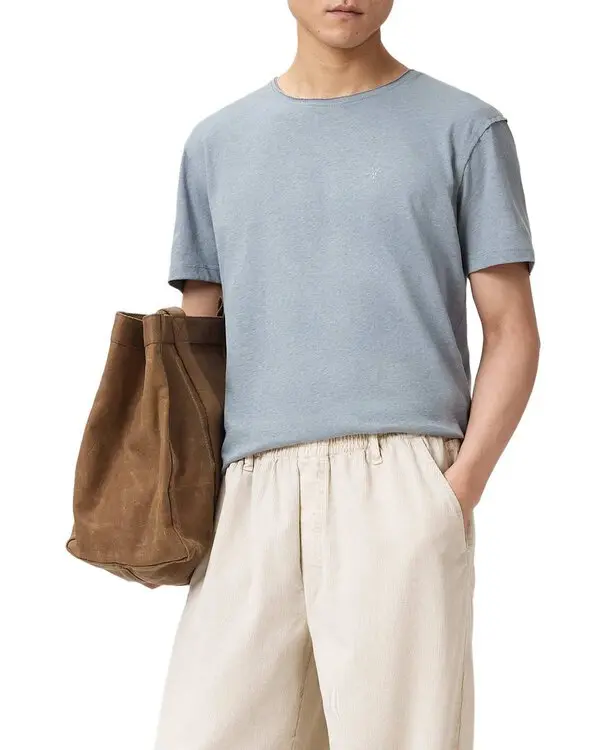 ALLSAINTS Flax Regular Fit Crewneck T-shirt - Maya Blue