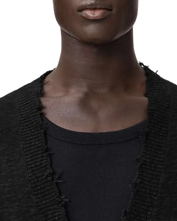 ALLSAINTS Tabua Graphic Cardigan - Black