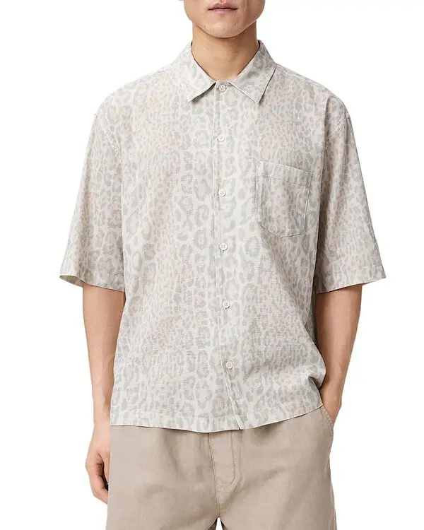 ALLSAINTS Cruz Leo Short Sleeve Shirt