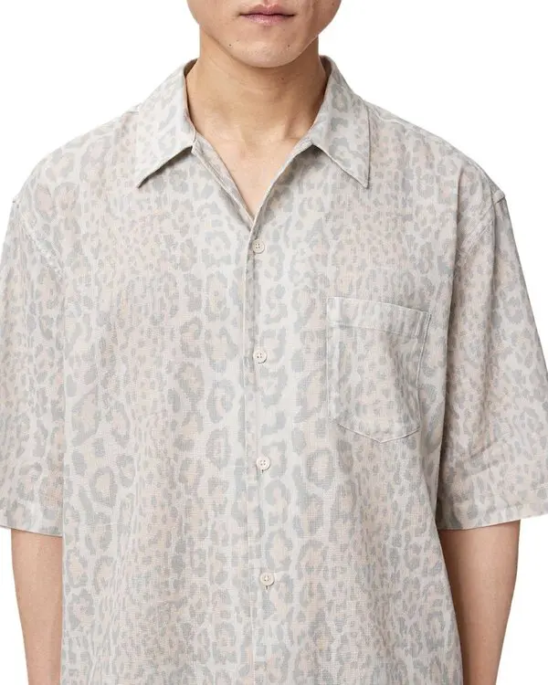 ALLSAINTS Cruz Leo Short Sleeve Shirt