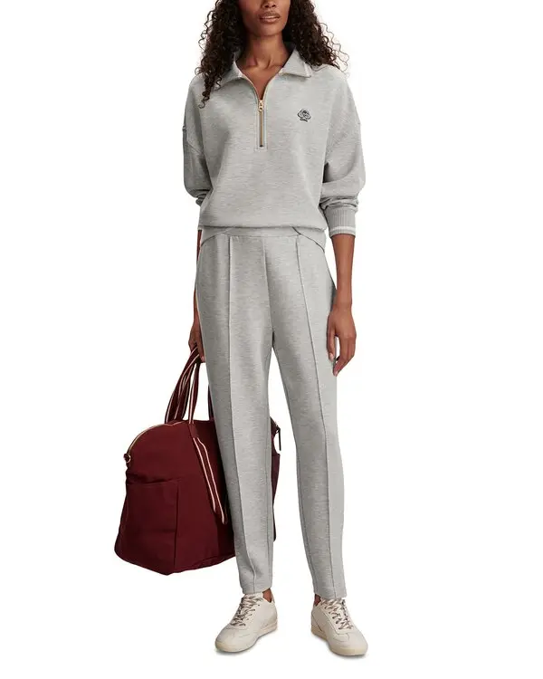 Varley Bertie Half Zip Sweatshirt - Light Grey