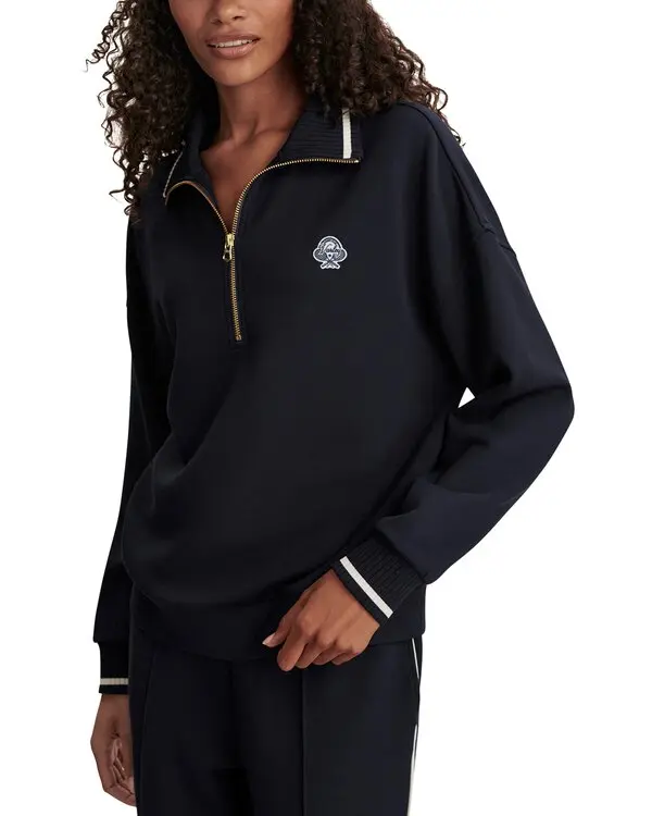 Varley Bertie Half Zip Sweatshirt - Navy