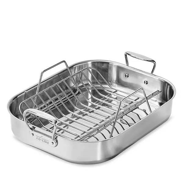 ALL-CLAD All Clad Specialty Cookware Steel Roaster With Rack - Stainless