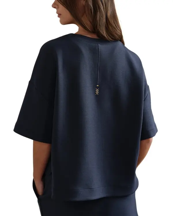 RHONE Relaxed Fit Short Sleeve Tee - Navy Blue