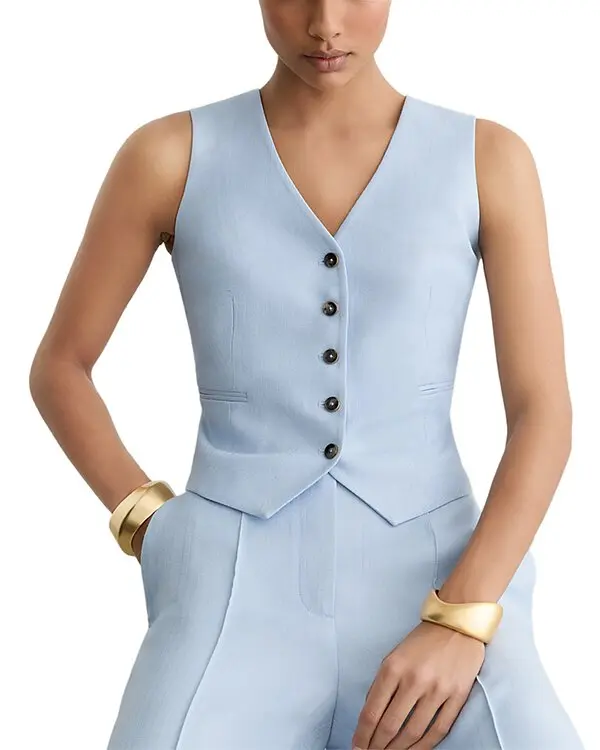 REISS V Neck Waistcoat
