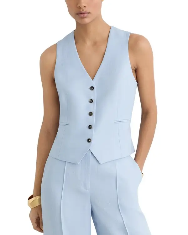 REISS V Neck Waistcoat