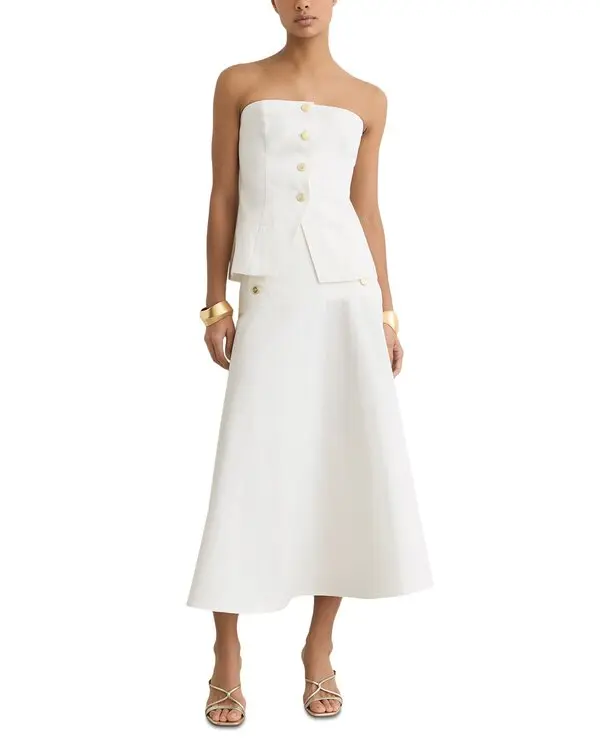 REISS Riley Midi Skirt