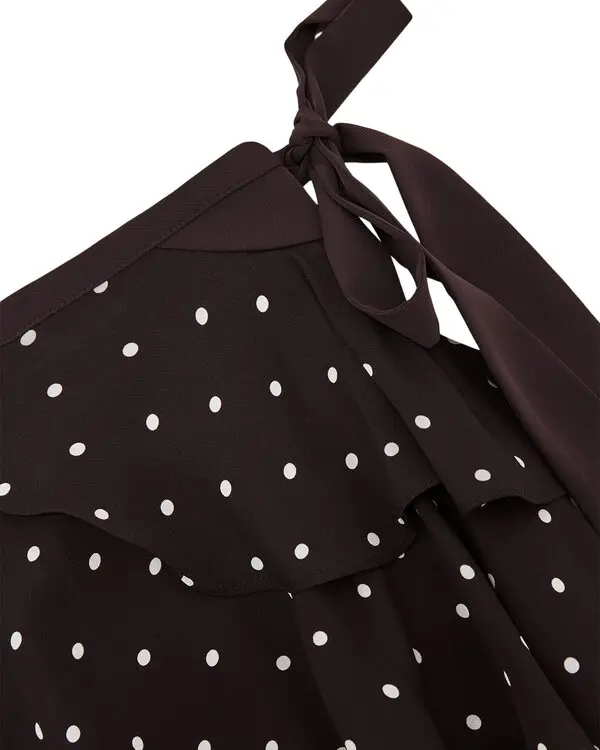 REISS Polka Dot Skort