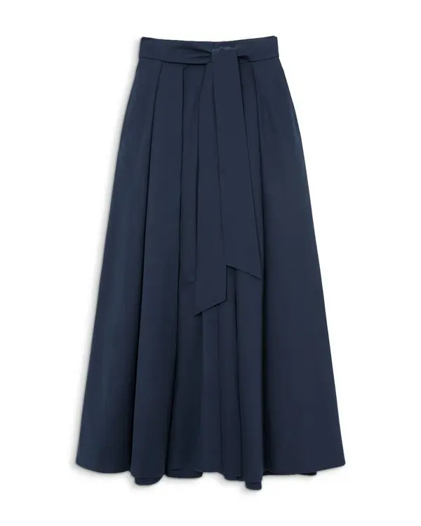 REISS Simone Maxi Skirt With Tie Detail