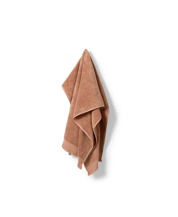 PIGLET IN BED Fringe Edge Bath Sheet - Sand Shell