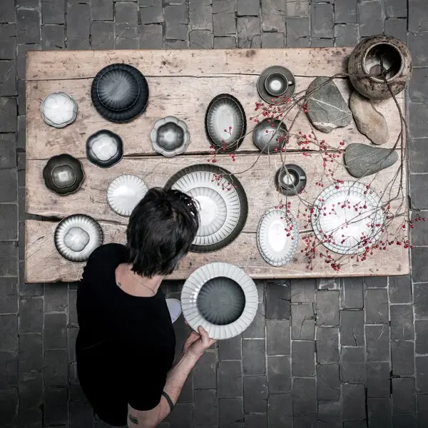 SERAX Inku Sergio Herman Plate M Salad Plate