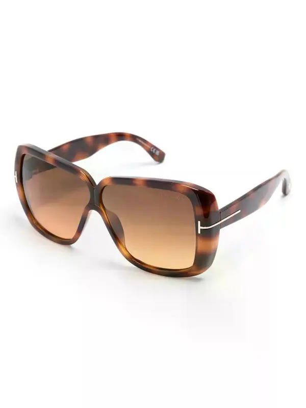 TOM FORD Oversize-frame Sunglasses - Brown