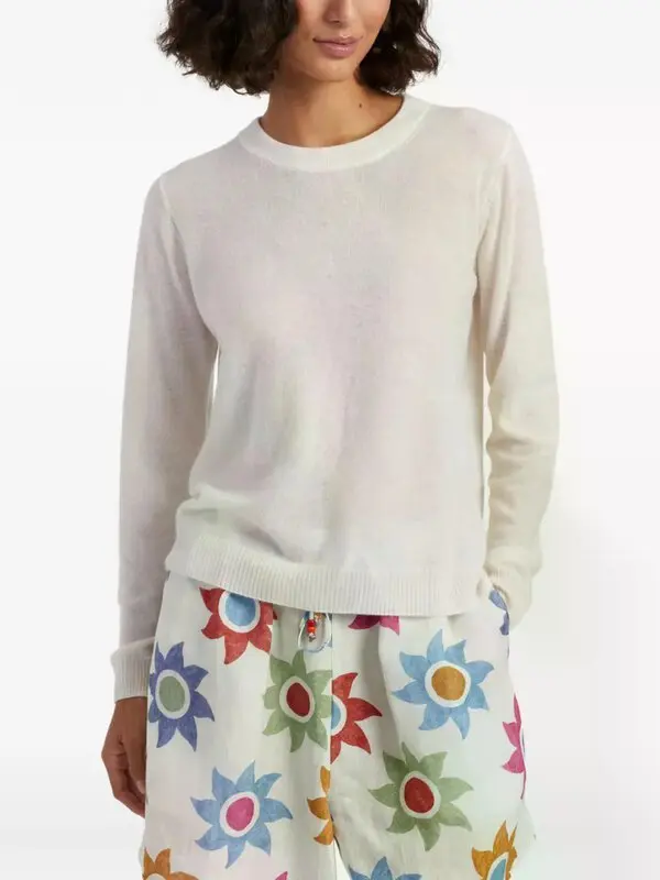 Chinti & Parker Cashmere Sweater - White