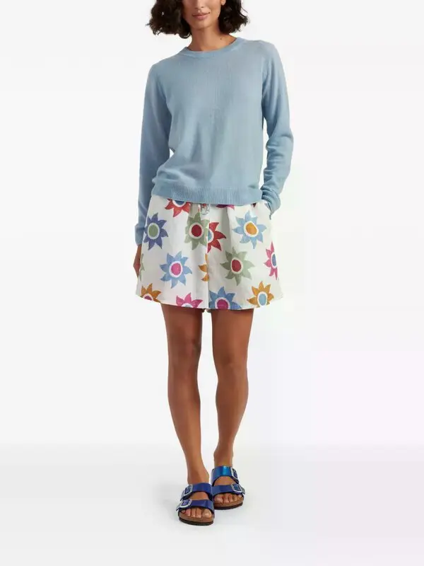 Chinti & Parker Round-neck Cashmere Sweater - Blue