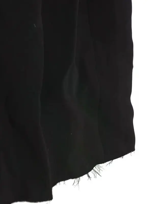 MAISON MARGIELA Double-breasted Frayed Wool Coat