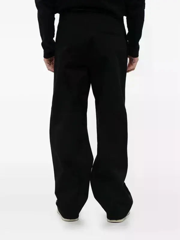 JIL SANDER Regular Trousers With Zip Detailing