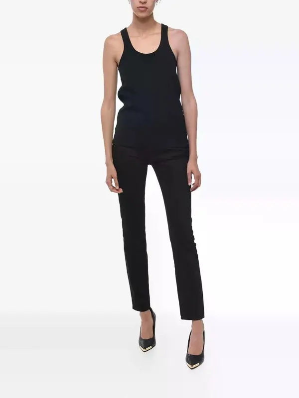 JIL SANDER Embossed Logo Knitted Top