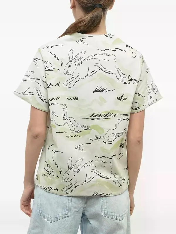 JIL SANDER Rabbit-print T-shirt