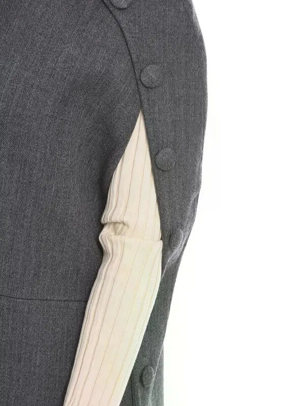 JIL SANDER Button-detailed Cape Jacket