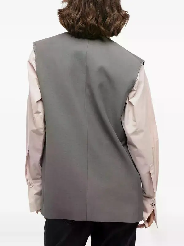 JIL SANDER Cotton Sleeveless Vest