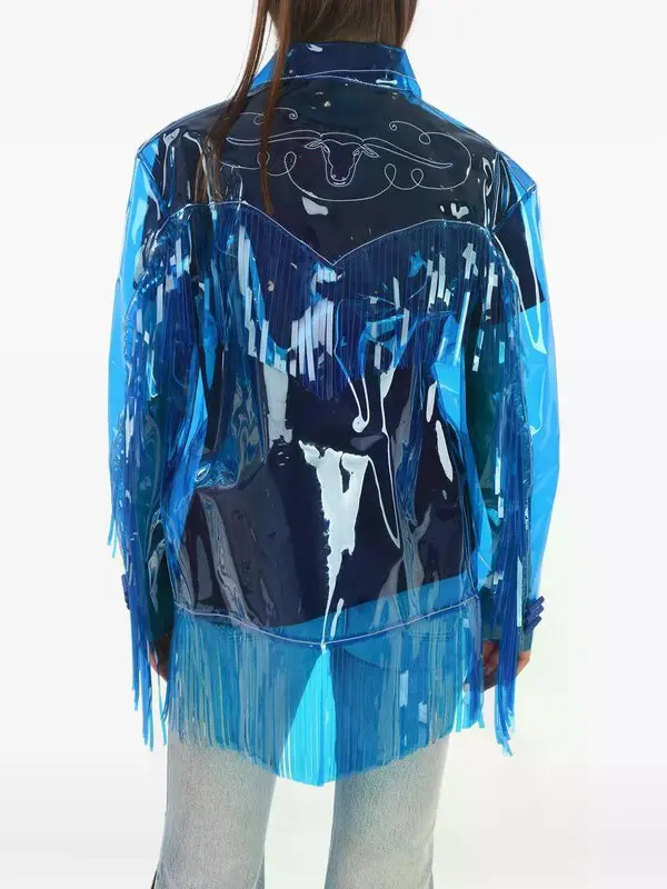 MAISON MARGIELA Fringed Western Jacket - Blue