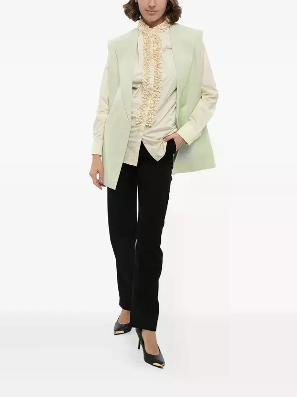 JIL SANDER Raw-edge Sleeveless Blazer