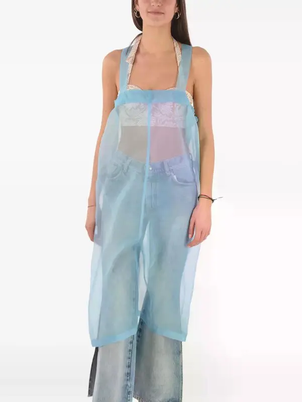 MAISON MARGIELA Sleeveless Midi Dress - Blue
